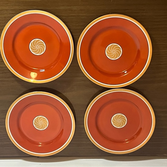 Fitz and Floyd | Dining | Fitz Floyd Medallion Dor Terracotta 75 Plates ...